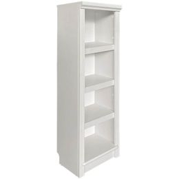 Standregal Home Affaire, H:126cm, beige, Wohnzimmer, Regale, "Soeren Stege", aus massiver Kiefer, Ma&szlig;e (B/T/H): 40/29/126 cm