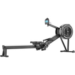 HALF HUMAN Rudergerät "Air Rower Rudergerät", ohne Unterlegmatte, schwarz, Rudergeräte, Rudermaschine, 10 Widerstandsstufen