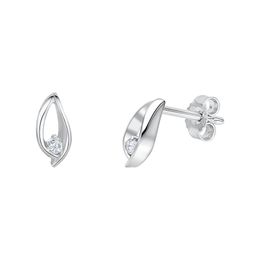 Vivance Damen Paar Ohrstecker, one-size, Silber 925 (Sterlingsilber), silber, Silber 925 (Sterlingsilber), Ohrringe