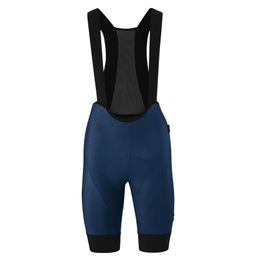 Gonso Damen Fahrradhose "SQlab GO BIB W", blau, Gr. 44, 80% Polyamid. 20% Elastan, Hosen, Damen Radhose, Sitzpolster und Tr&auml;ger, moderne Radlerhose,
