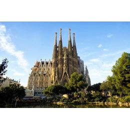 papermoon Fototapete "Kirche", B/L: 4mm x 2,6mm, Bahnen: 8 Stk. St., bunt, Schlafzimmer, Tapeten