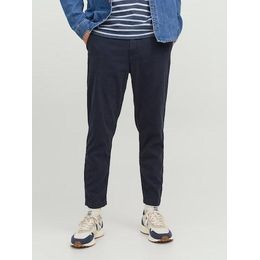 Jack & Jones JACK & JONES Herren Chinos "JPSTACE JJHARLOW CHINO NOOS", blau, Gr. 30, unifarben, Web, Obermaterial: 98% Baumwolle, 2% Elasthan, Hosen