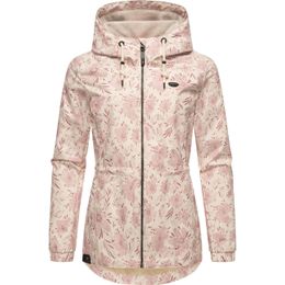 Ragwear Damen Outdoorjacke "Dankka Spring", rosa, Gr. 6XL, Au&szlig;enmaterial: 100% Polyester; Innenfutter: 100% Polyester, Jacken, Wasserdichte Damen