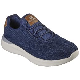Skechers Herren Slip-On Sneaker "LATTIMORE-CORINGA", Gr. 44, blau, Textil, Schuhe, Slipper, Freizeitschuh mit Gummizug