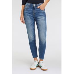 Marc O'Polo Damen Boyfriend-Jeans "Freja", blau, Gr. 28, MARC O'POLO DENIM, Denim/Jeans, Obermaterial: 98% Baumwolle, 2% Elasthan, Jeans, in heller Waschung