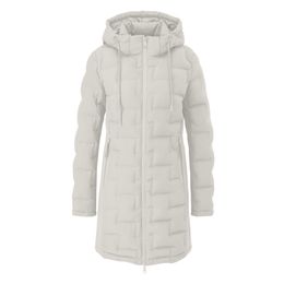 s.Oliver Damen Wintermantel, beige, Gr. 38, unifarben, Web, Obermaterial: 100% Polyester. Futter: 100% Polyester, M&auml;ntel, gesteppt, mit Kapuze