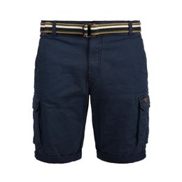 Cargoshorts Blend "Cargoshorts BHBrian" Gr. L, N-Gr, blau (navy), Herren, Web, Obermaterial: 98% Baumwolle CO. 2% Elasthan EL., Hosen