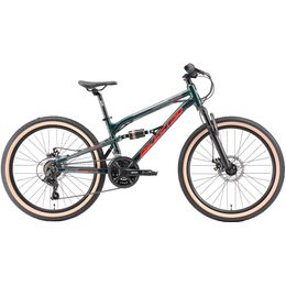 Jugendfahrrad Bikestar Gr. 33, grün, Fahrräder, Kinder, 33cm, 24 Zoll (60,96cm)