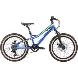 Jugendfahrrad Bikestar Gr. 28, blau (blau, grün), Fahrräder, Kinder, 28cm, 20 Zoll (50,80cm)