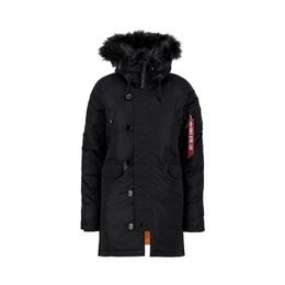 Winterjacke Alpha Industries "Alpha Industries Women - Cold Weather Jackets" Gr. M, schwarz (schwarz, schwarz), Damen, Obermaterial: 100% Nylon, Futter: 100% Nylon, Füllung: 100% Polyester, Jacken