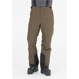 Skihose WHISTLER "Drizzle" Gr. S, US-Größen, grün (olivgrün), Herren, 100% Polyester, unifarben, Hosen, mit wasserabweisenden Eigenschaften und funktionalen Features