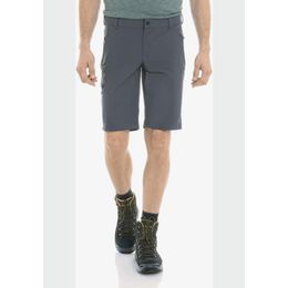 Schöffel Shorts SCHÖFFEL "Shorts Folkstone" Gr. 46, Normalgrößen, grau (9830, grau), Herren, Oberstoff: 89% Nylon 11% Elasthan, Hosen