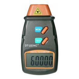 Ahlsen - Laser-Handheld-Digital-Tachometer, berührungsloser Drehzahlmesser, Bereich 2,5 U/min bis 99,999 U/min, Flüssigkristallanzeige mit 3-teiligem