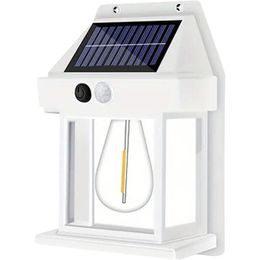 Ahlsen - Solarleuchte für den Außenbereich, Solarleuchten für den Außenbereich, 3 Modi, wasserdichter IP65-Bewegungssensor für Garage, Garten,