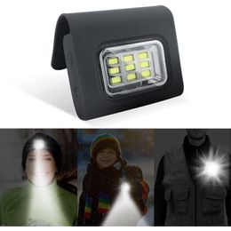 Leistungsstarke magnetische Clip-LED-Stirnlampe, über usb wiederaufladbar, wasserdicht, zum Joggen, Laufen, Wandern, für Männer, Frauen, Kinder