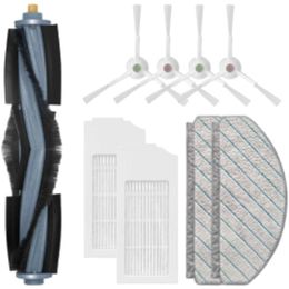 Tlily - ZubehöR Teile für T10 plus Roboter Vakuum Staubsauger Zur Reinigung Haupt BüRste Reinigen Seiten Rollen Hepa Filter