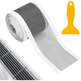 Ahlsen - Haarfänger-Filter, selbstklebender Badezimmer-Bodenablauffilter aus Polyester, Einweg-Duschablauf-Schutznetz für Badezimmer und Küche, 10 m