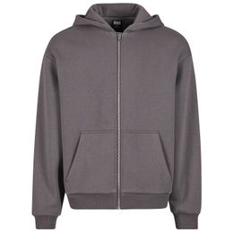 Urban Classics Fluffy Zip Hoody Kapuzenjacke magnet, Gr&ouml;&szlig;e S