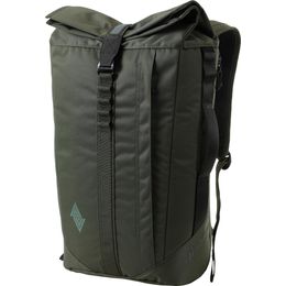 Freizeitrucksack Nitro "Scrambler", Gr. B/H/T: 30cm x 47cm x 12cm, grün (rosin), Polyester, Rucksäcke, Rucksack für Alltag, Arbeit & Reise mit Roll-Top, Cityrucksack