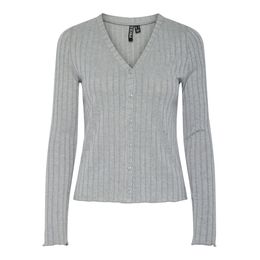 Pieces Knit Cardigan 'PCIris' female size M mottled grey