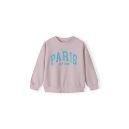 MINOTI Sweatshirt M&auml;dchen Gr&ouml;&szlig;e 98/104 hellblau / hellpink