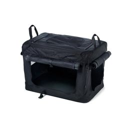 Dogman Pet Canvas Crate Milou Black 60x42x42cm