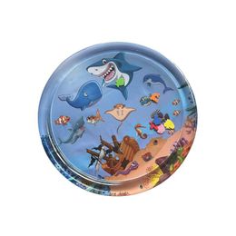 Magni Baby water play mat with sea creatures - round blue