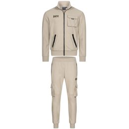 BEN LEE Benlee Sportanzug 'Camarillo' Herren Gr&ouml;&szlig;e M sand / schwarz