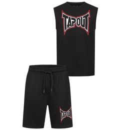 Tapout Jogginganzug 'Dorrisa' Herren Gr&ouml;&szlig;e XXL blutrot / schwarz / wei&szlig;