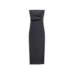 Bershka Kleid Damen Gr&ouml;&szlig;e 36 dunkelgrau Winterkleid