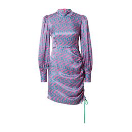 Olivia Rubin Kleid 'NICOLE' Damen Gr&ouml;&szlig;e 38 blau / jade / pink Winterkleid