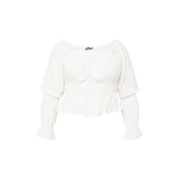 Nasty Gal Plus Bluse Damen Gr&ouml;&szlig;e XXL wei&szlig;