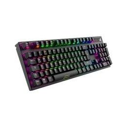 Sharkoon SKILLER SGK20, Gaming-Tastatur schwarz, DE-Layout, Huano Brown