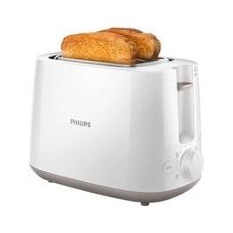 Philips Daily Collection Toaster HD2581/00 wei&szlig;, 900 Watt, f&uuml;r 2 Scheiben Toast