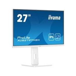 iiyama ProLite XUB2797HSN-W2, LED-Monitor 68.5 cm (27 Zoll), wei&szlig; (matt), FullHD, IPS, USB-C, RJ-45, 100Hz Panel