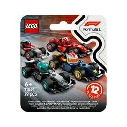 Lego 71049 Minifigures F1-Rennwagen zum Sammeln, Konstruktionsspielzeug sortierter Artikel, ein Modell