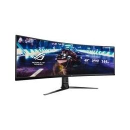 ASUS ROG Strix XG49VQ, Gaming-Monitor 124 cm (49 Zoll), schwarz, UWFHD, VA, Curved, AMD Free-Sync Premium Pro, 144Hz Panel
