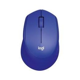 Logitech M330 Silent Plus, Maus blau