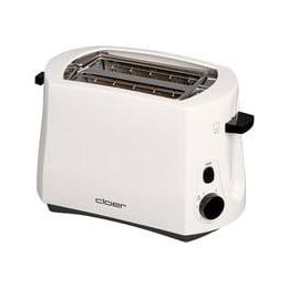 Cloer Toaster 331 wei&szlig;, 825 Watt, f&uuml;r 2 Scheiben Toast
