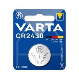 Varta Lithium Coin Knopfzelle CR2430, Batterie 1 St&uuml;ck
