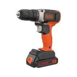 Black & Decker Akku-Bohrschrauber BCD001C1, 18Volt orange/schwarz, Li-Ionen Akku 1,5Ah
