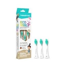 happybrush ECO VIBE KIDS Aufsteckb&uuml;rsten Agnes wei&szlig;
