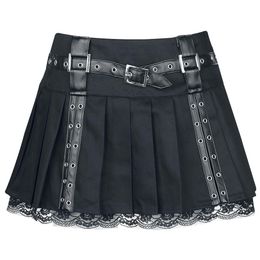 Burleska Aura Mini Skirt Kurzer Rock schwarz in 3XL AURSKTWIBLK