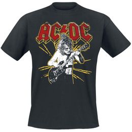 ACDC AC/DC Back in Black T-Shirt schwarz in 4XL Gildan Softstyle