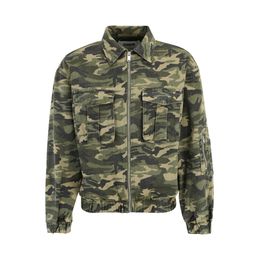 ABOUT YOU x Chiara Biasi Between-Season Jacket 'Dylan' male size L Khaki / Olive / Fir
