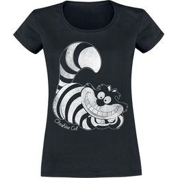 Alice im Wunderland Cheshire Cat T-Shirt schwarz in L BILALW00006-WOM-TS-BLK Fruit of the Loom