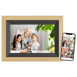 Braun Photo Technik Braun Phototechnik DigiFrame 10B WiFi Digitaler WiFi-Bilderrahmen 25.7 cm 10.1 Zoll EEK: C (A - G) 1280 x 800 Pixel 32 GB Buche