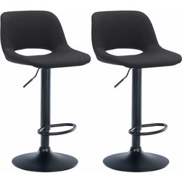 CLP 2er Set Barhocker Camden I Stoff-Bezug