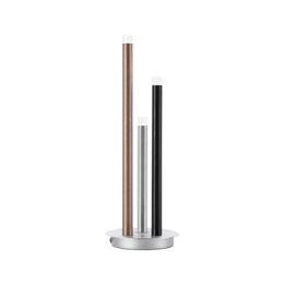 Brilliant Lampe Cembalo LED Tischleuchte 3flg alu/schwarz/braun 3x 4W LED integriert, 385lm, 3000K In 3 Stufen über Schnurzwischenschalter dimmbar Energiesparend und langlebig durch LED-Einsatz