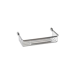 Brillantbad BYTRO Seifenkorb Messing Chrom poliert 100x155x25 mm f&uuml;r Bad & WC >> zum Bohren